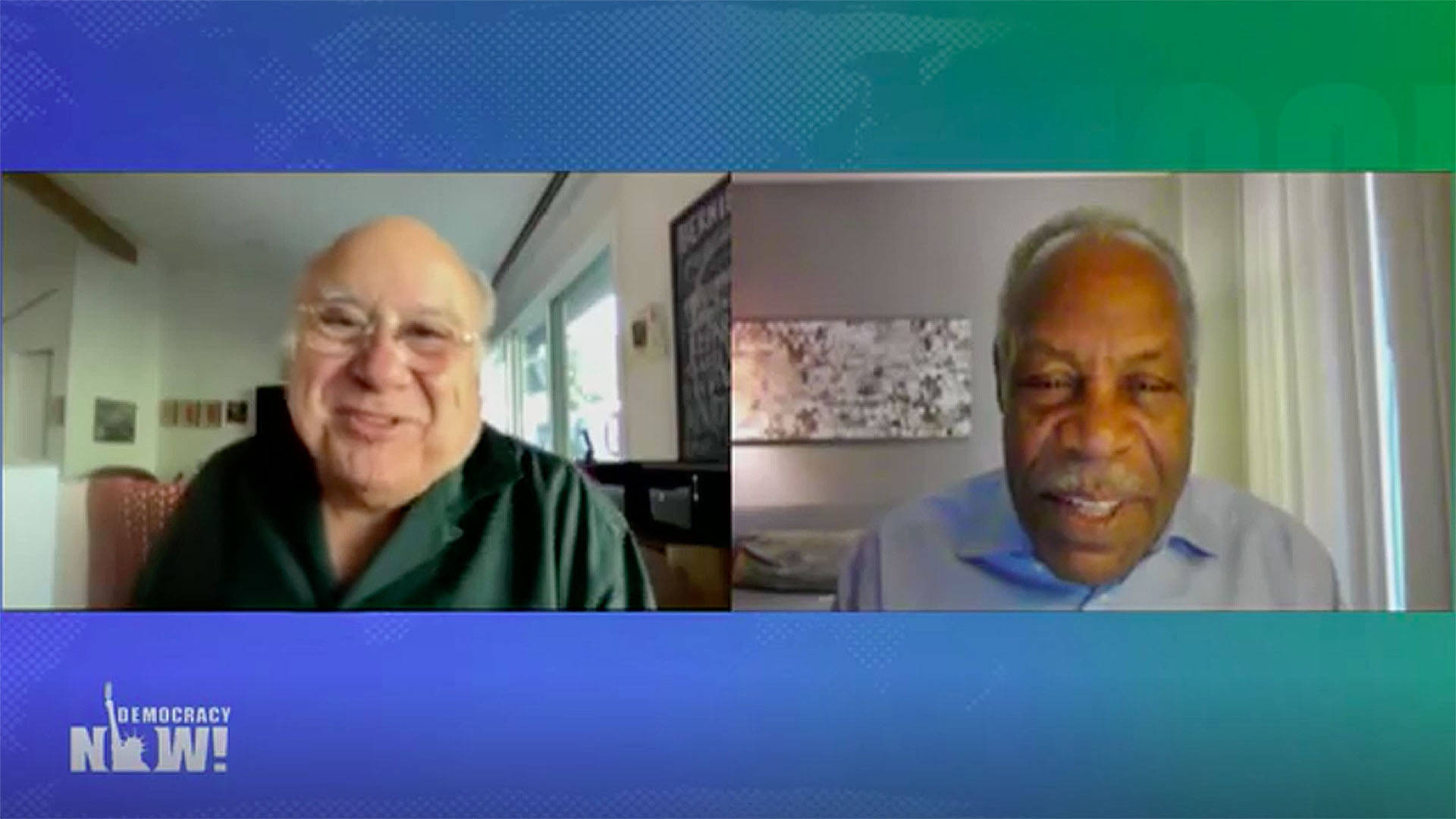 Danny DeVito and Danny Glover on Why They Support Democracy Now ...