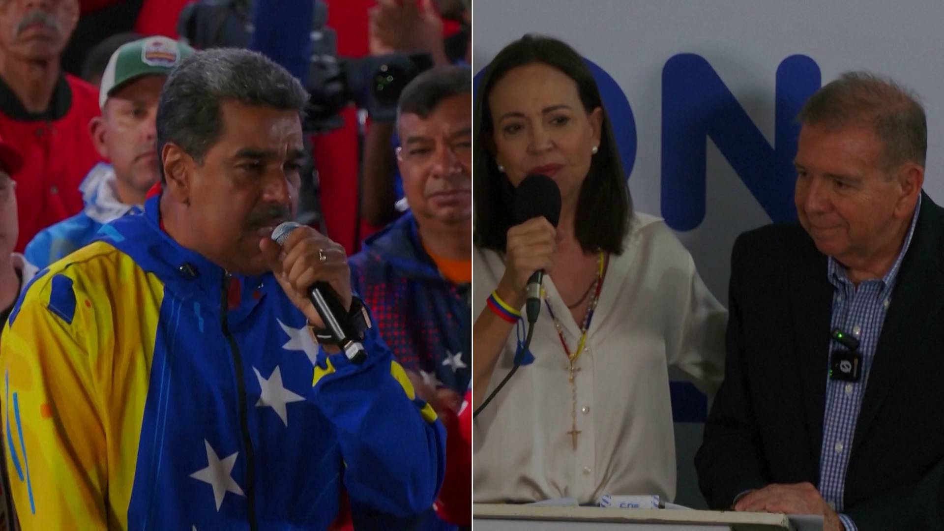 Tras las disputadas elecciones presidenciales en Venezuela, Maduro se proclama vencedor al ...