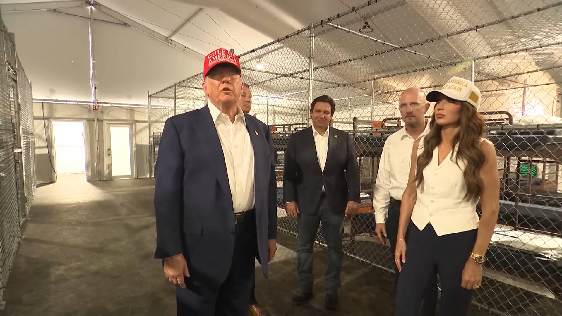 Trump Jokes About Alligators Eating Immigrants During Tour of New ...