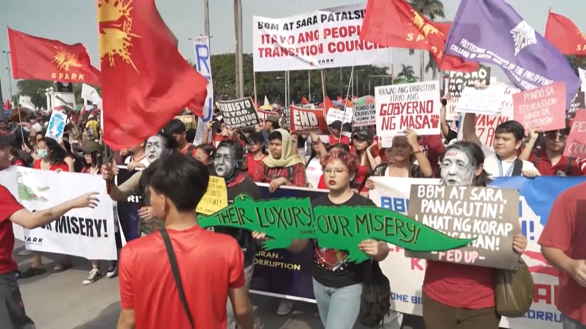 Protests in Manila Demand President Ferdinand Marcos Jr. Resign over ...