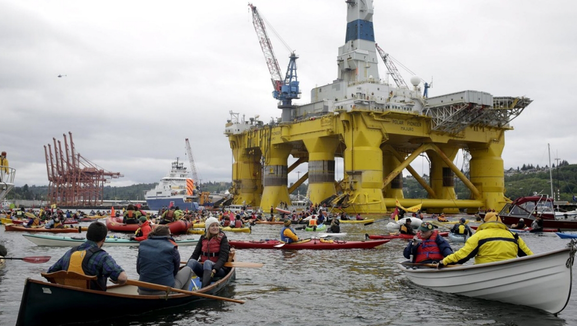 “Shell No”: From Sea to Land, Seattle Residents Fight Oil Giant’s Plans ...