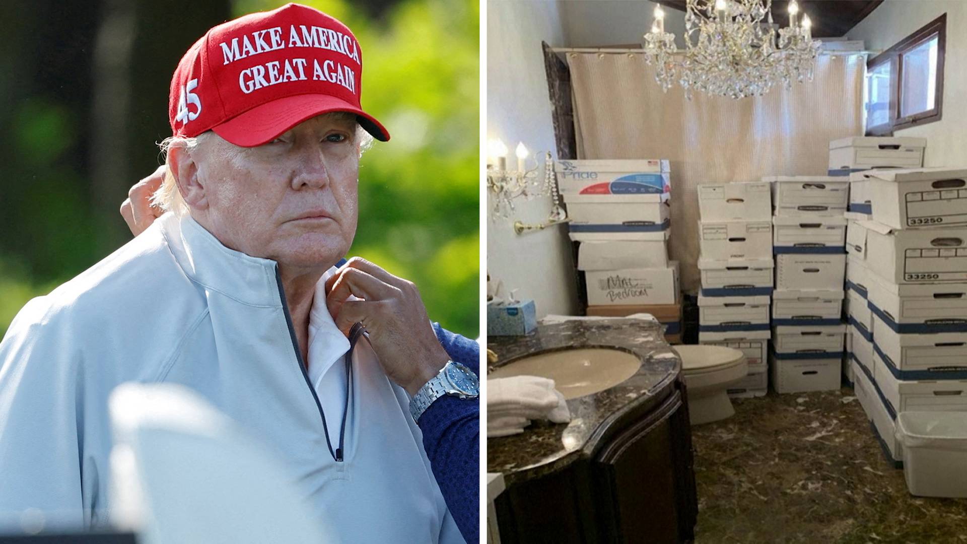 Take a Leak? 37-Count Indictment Details Trump’s Hiding of Documents, from Resort Bathroom to ...