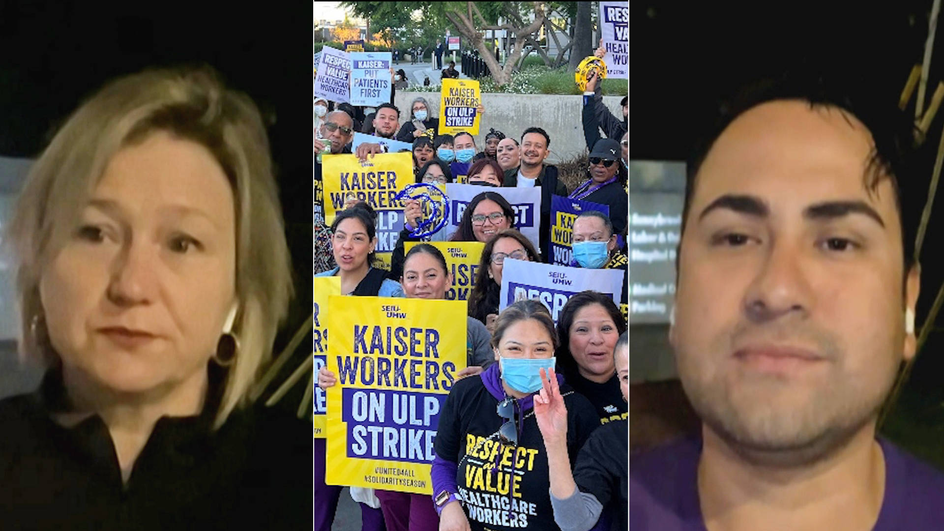 Kaiser Permanente Workers Give Update from Picket Line in Largest ...
