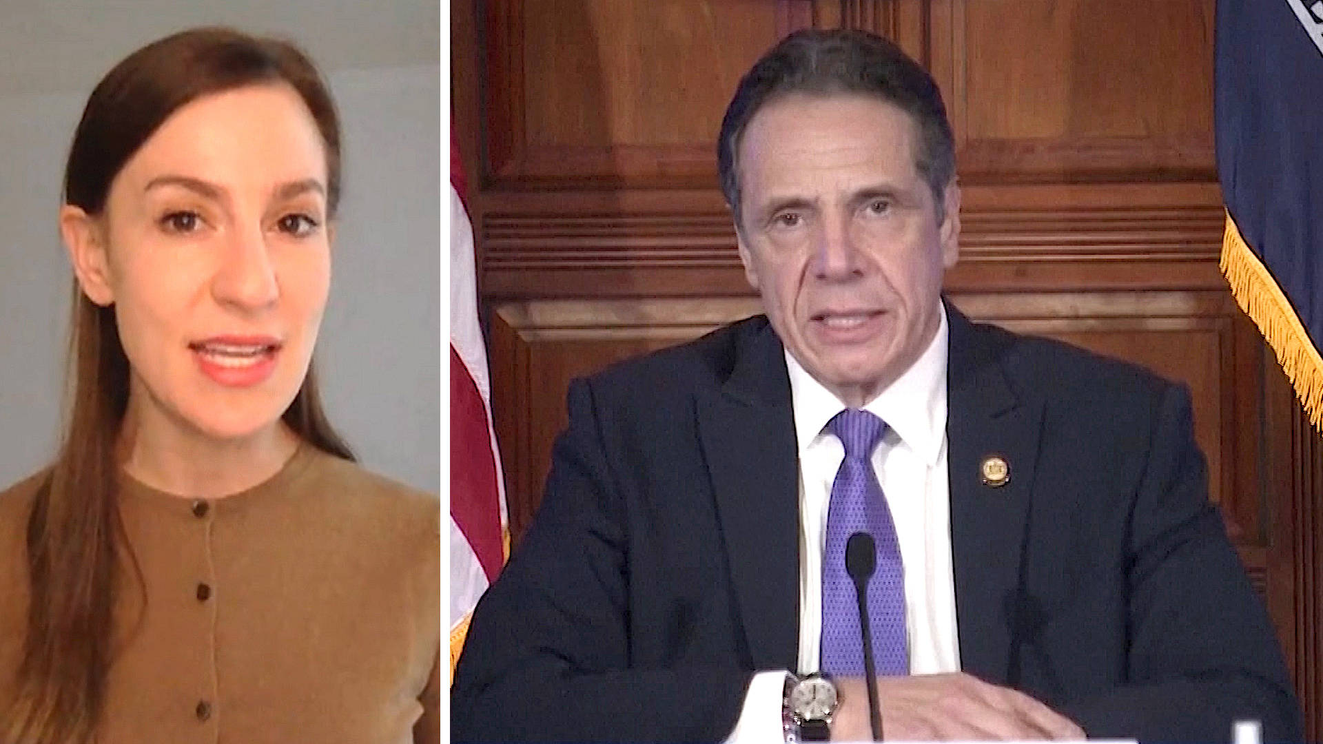 La senadora del estado de Nueva York Alessandra Biaggi dice que Cuomo ...