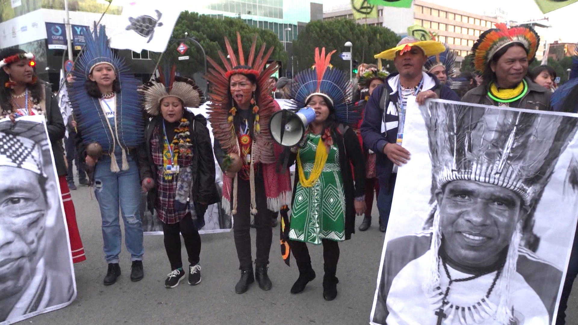 Amazonian Forest Protectors Rally Outside COP25 Amid Death of Two ...