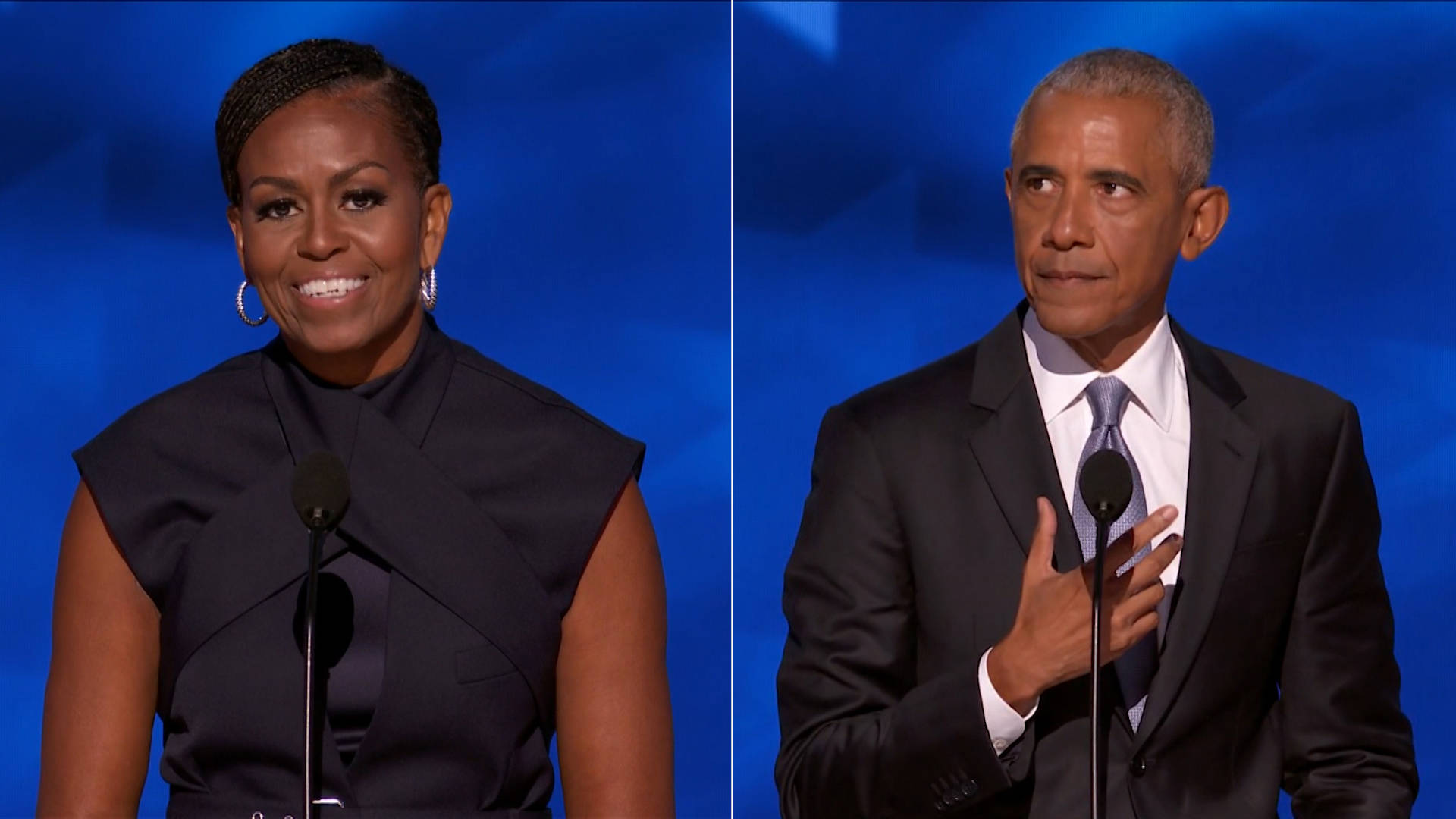 At DNC, Michelle & Barack Obama Champion Kamala Harris While Skewering ...