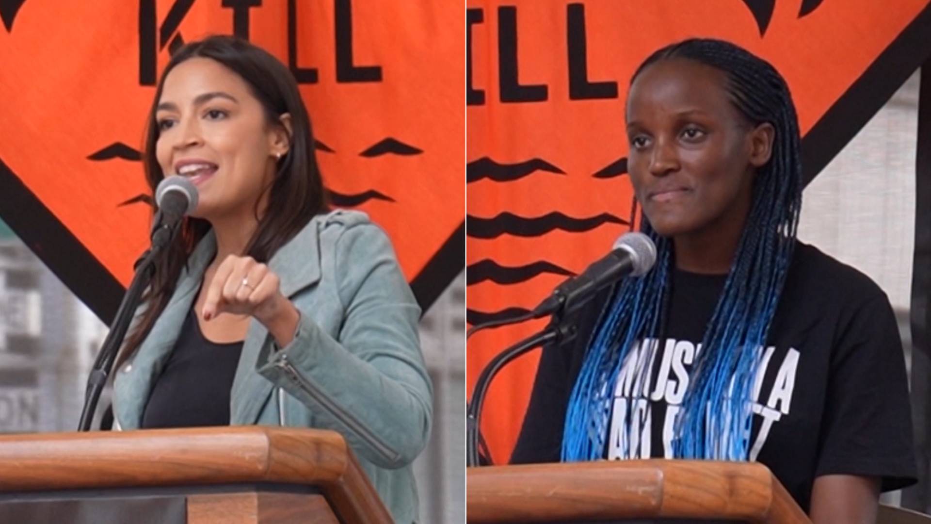 “W e Will Not Give Up”: AOC, Vanessa Nakate Lead Calls at Massive NY ...
