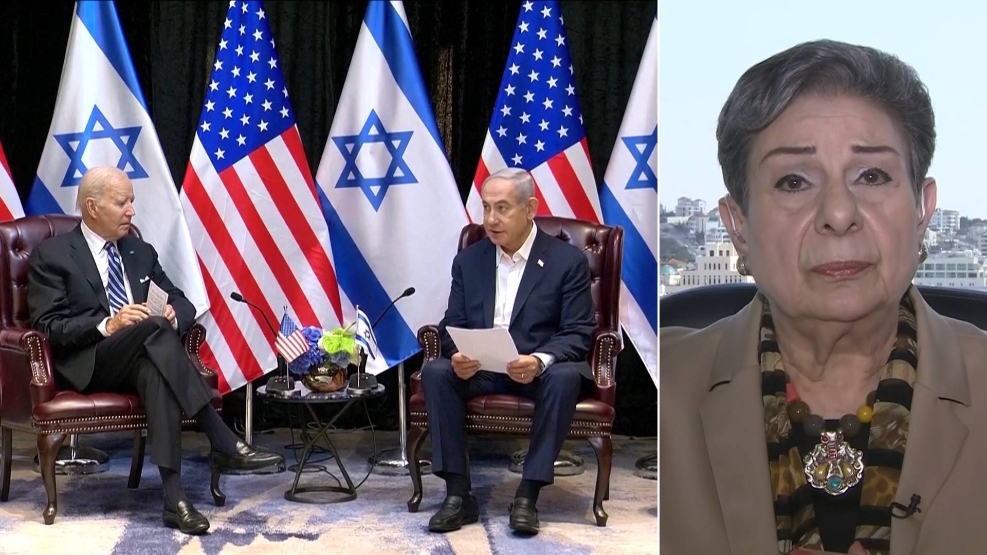 Palestinian Diplomat Hanan Ashrawi: The U.S. Is Israel’s “Partner in ...