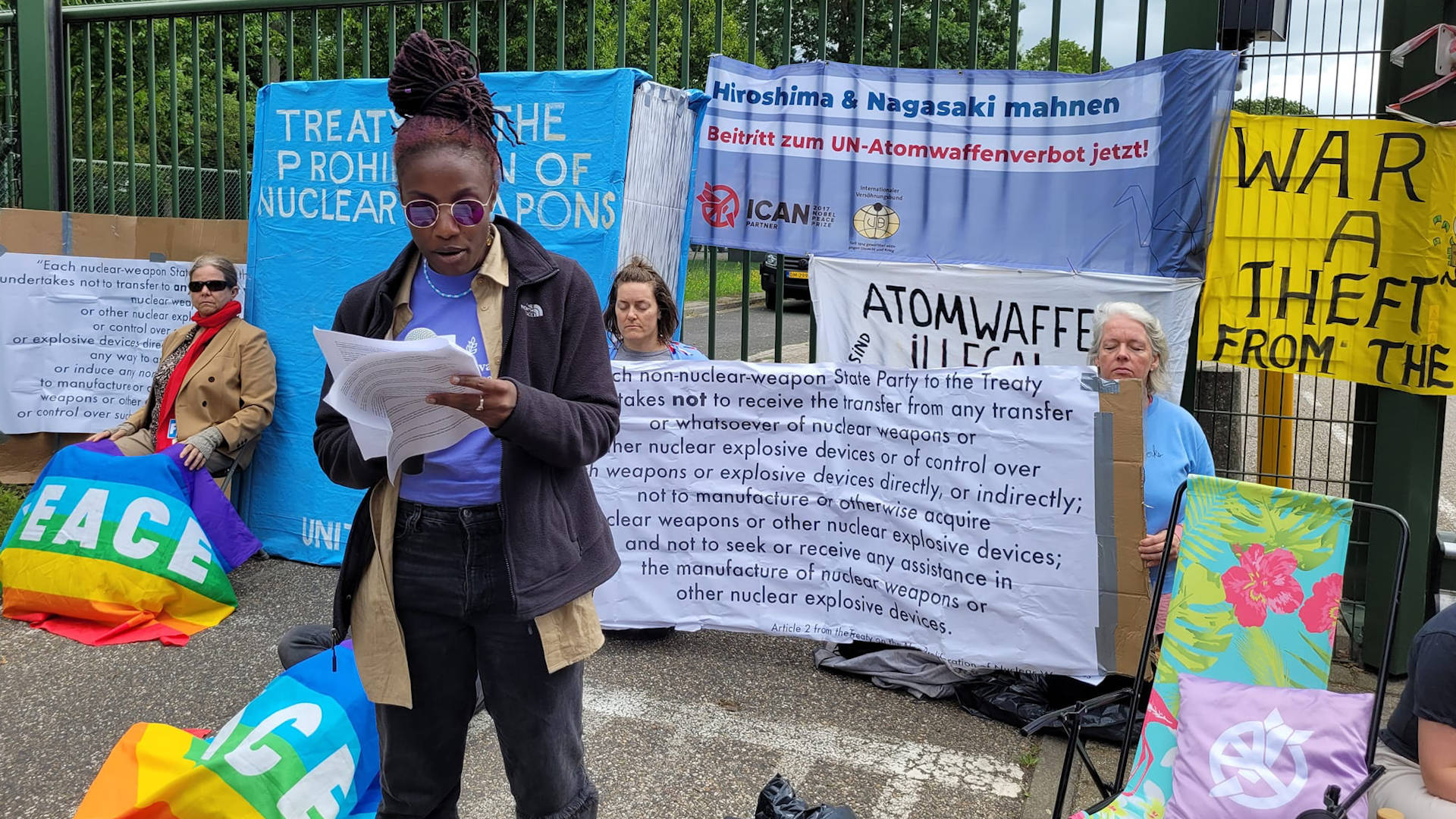 U.S. Activists Arrested at European Air Bases Protesting U.S. Nuclear ...