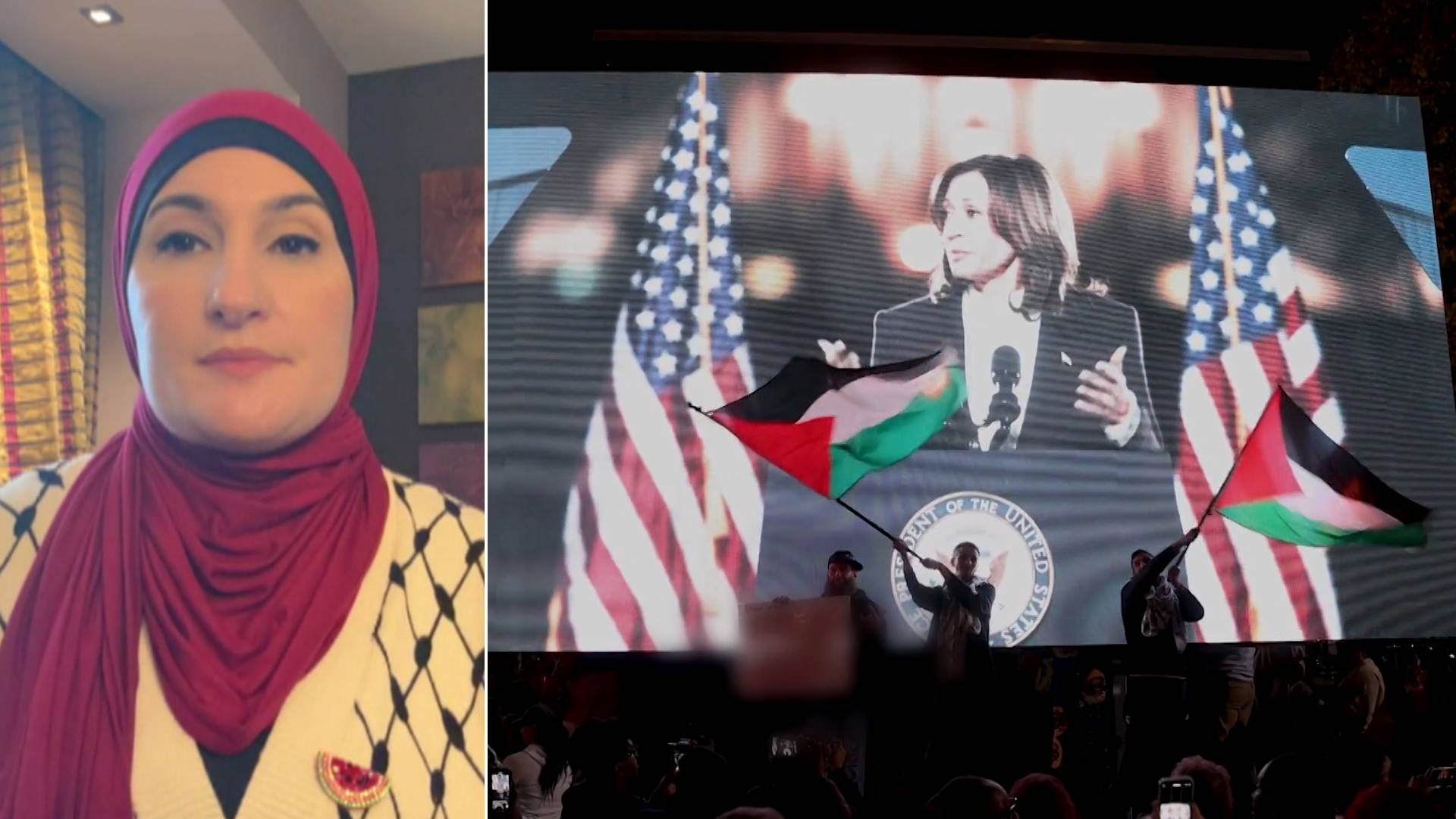 Linda Sarsour: la política pro-israelí adoptada por Harris va en contra ...