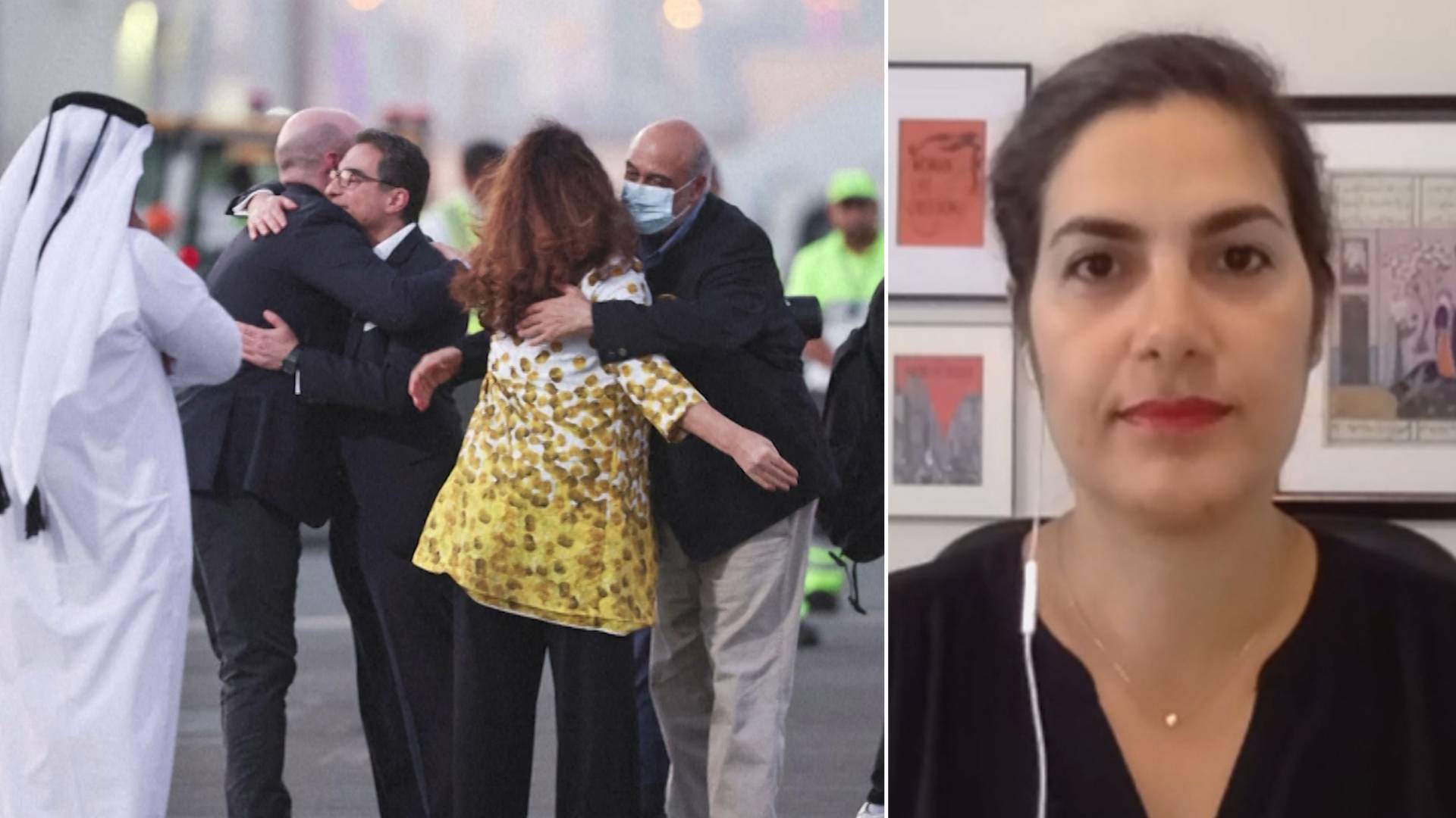 U S And Iran Complete Prisoner Swap Iranian Protesters Mark One Year