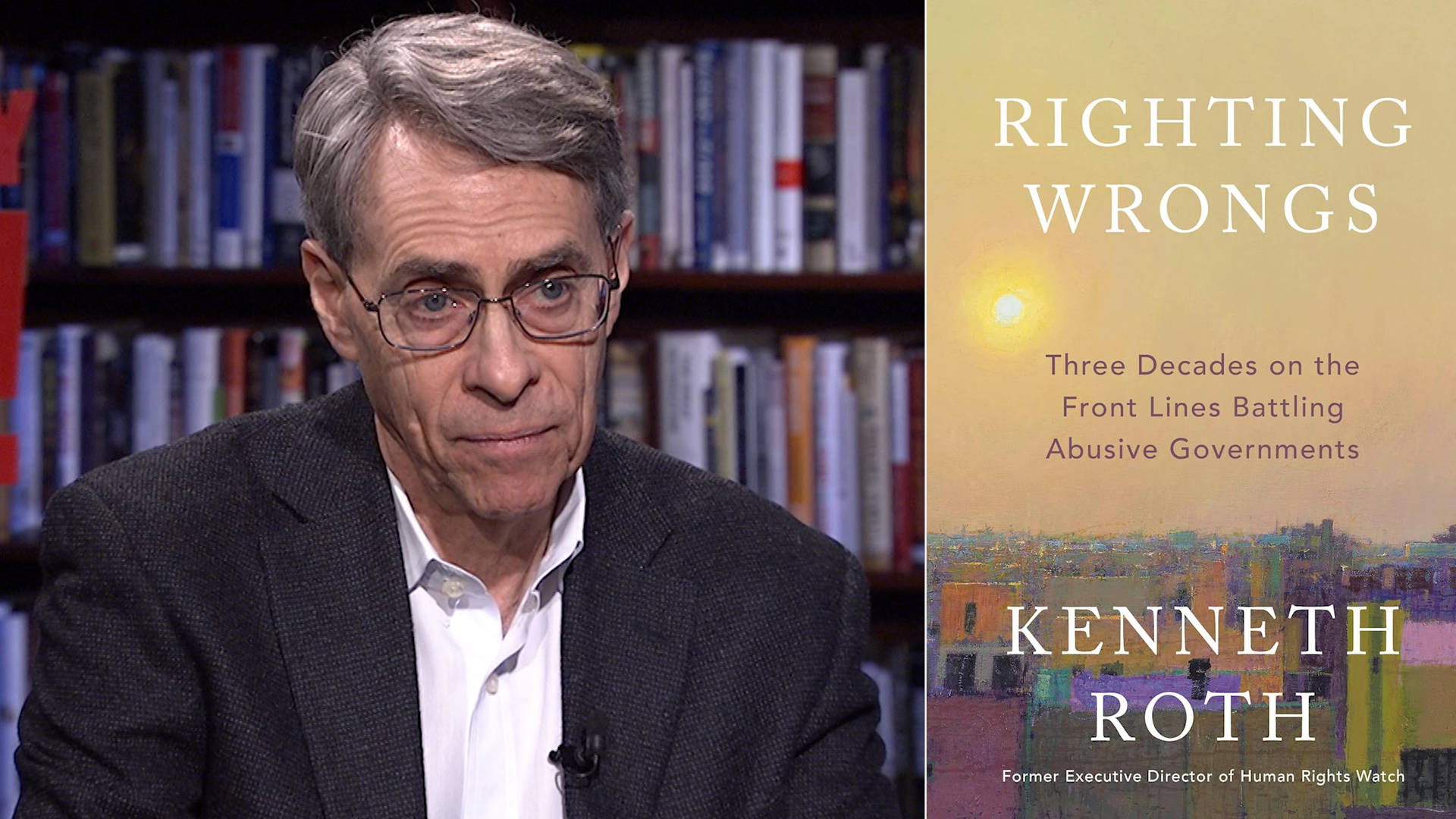 Ken Roth on Israel’s “Starvation Strategy” in Gaza & “Righting Wrongs ...