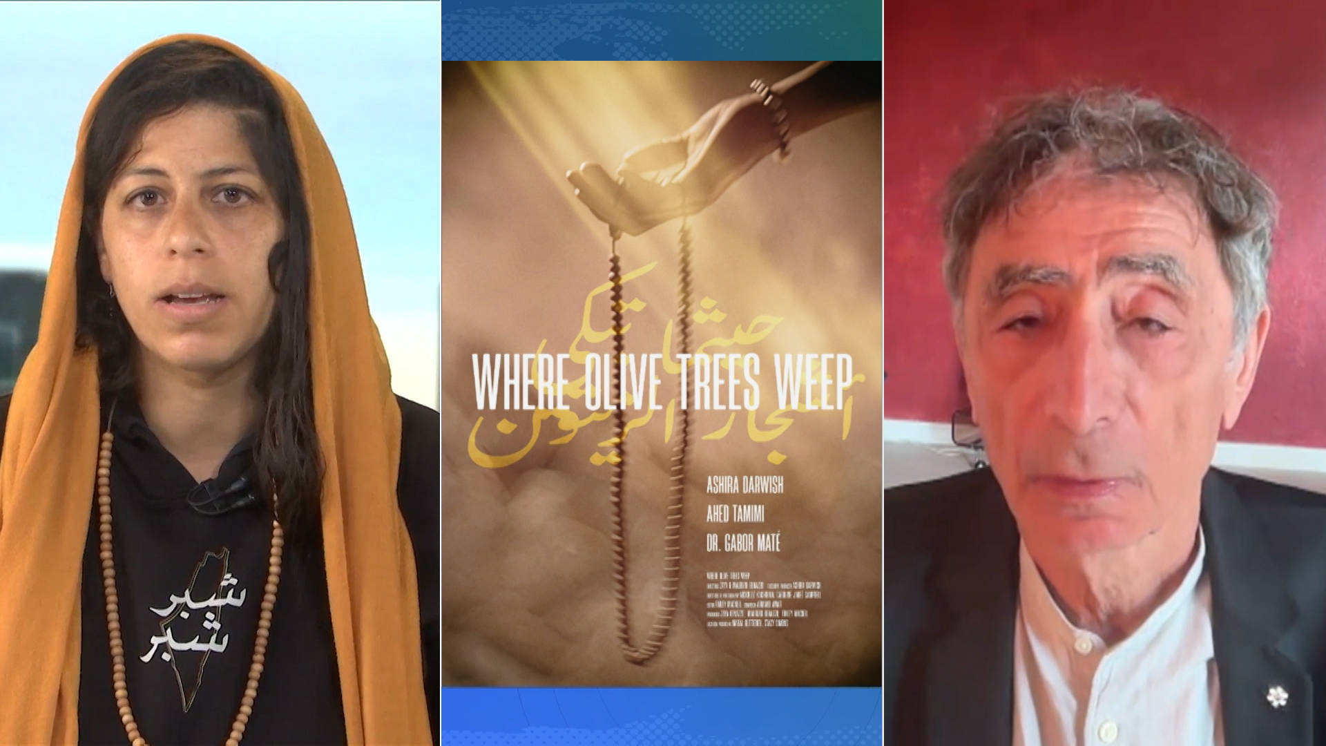 “Donde lloran los olivos”: el Dr. Gabor Maté y Ashira Darwish hablan sobre una nueva película ...